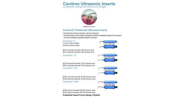 Cavitron Ultrasonic Inserts