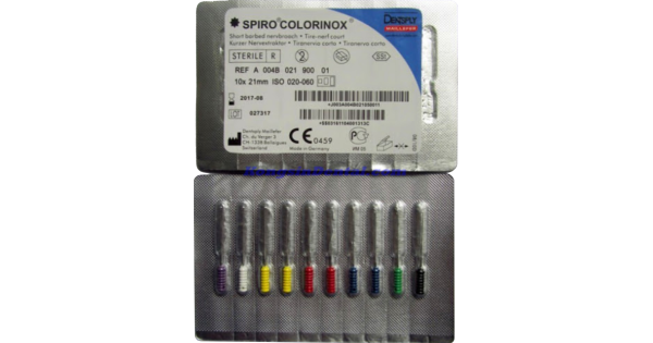 SPIRO Colorinox Barbed Broaches