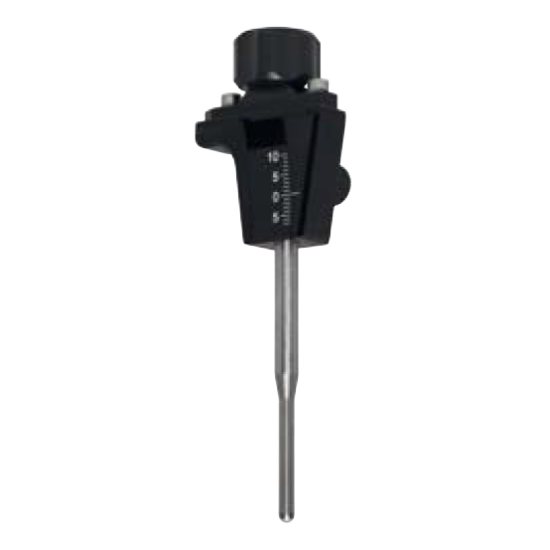 Curved Incisal Pin With Holder