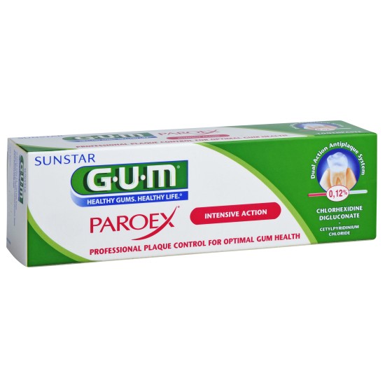 GUM PAROEX INTENSIVE 0.12% Intensive Action Toothpaste 75ml